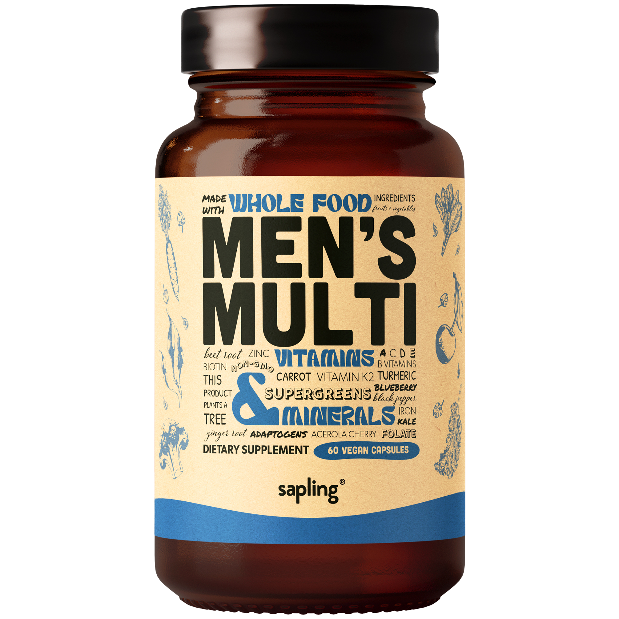 Men’s Multi - Daily Multivitamin with Whole Foods Blends